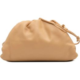 Bottega Veneta Hobo Bags - Lambskin The Mini Pouch Crossbody - Gr. unisize - in Braun - f&uuml;r Damen