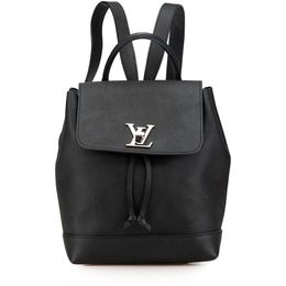 Louis Vuitton Rucks&auml;cke - Taurillon Lockme Backpack - Gr. unisize - in Schwarz - f&uuml;r Damen