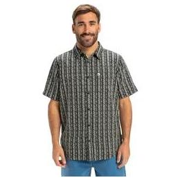 Funktionshemd Quiksilver "Street Way", Herren, Gr. M, US-Größen, schwarz (schwarz street way), 100% Baumwolle, Hemden