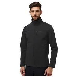 Softshelljacke Jack Wolfskin "WHIRLWIND MEN", Herren, Gr. S (48), schwarz, Oberstoff: 100% POLYESTER; Kontrastmaterial 1: 100% POLYESTER; Futter: 100% POLYESTER, Jacken