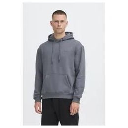 Kapuzensweatshirt Blend "BHDownton Hood sweatshirt", Herren, Gr. XXXL, grau (iron gate), Sweatware, Obermaterial: 50% Baumwolle, 50% Polyester, bedruckt, modisch, normal normal, Rundhals, Langarm Bündchen, Sweatshirts