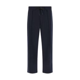 Boggi Milano Pleated Pants 'B Tech' male Blue size XS