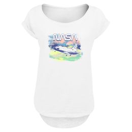 F4NT4STIC Shirt 'NASA Painted Take Off' female White size S