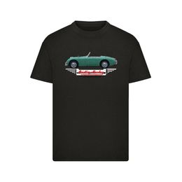 F4NT4STIC T-Shirt 'British Motor Heritage Austin Healey Sprite Mk1' Jungen Gr&ouml;&szlig;e 146/152 smaragd / rot / schwarz / wei&szlig;