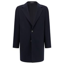 Boggi Milano Between-Seasons Coat male Blue size 50