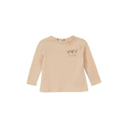 s.Oliver Shirt Mädchen Größe 62 hellbeige / gelb / mauve / schwarz