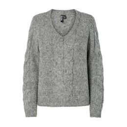 Pieces Pullover 'NINA' Damen Gr&ouml;&szlig;e XXL graumeliert