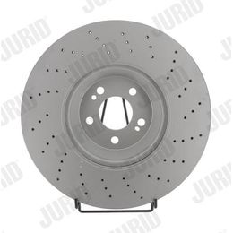 JURID Bremsscheibe vorne rechts links belüftet 370mm für MERCEDES-BENZ N2224215100 N2224200272 2224200272 563617JC-1