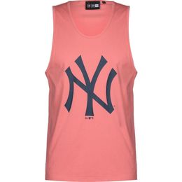 New Era Top 'NY Yankees' Herren Größe S marine / koralle