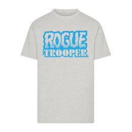 F4NT4STIC T-Shirt 'Rogue Trooper Comic Book Blue Logo' Herren Größe M himmelblau / grau