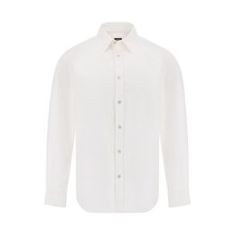 Boggi Milano Button Up Shirt 'B Sustainable' male White size XXL