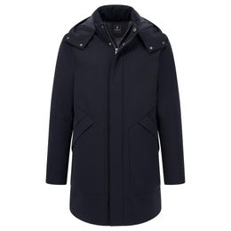 Boggi Milano Between-Seasons Parka 'Tech' male Blue size L