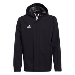 adidas Performance Sportjacke 'Entrada 22' Jungen Größe 116 schwarz / weiß