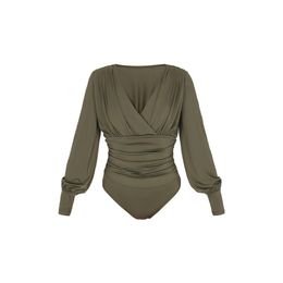 IDONY Blusenbody 'Fashion Look' Damen Größe S oliv