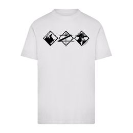 F4NT4STIC Shirt 'Zorro Diamond Trio' male White size S