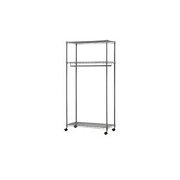 Rollgarderobe Moia - silber - Metall - 91 cm - 181 cm - cm 45,0 - Sconto