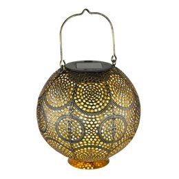 Globo lighting LED-Solar-Dekoleuchte in Gold - (H)28 x Ø 18,5 cm | Gr.: onesize