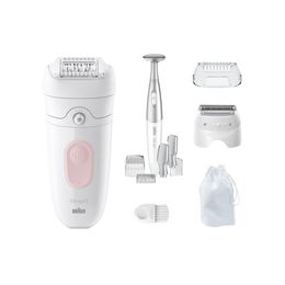 Braun Epilierer "Silk-épil 5-230" in Weiß/Flamingo Pink | Gr.: onesize