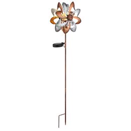 Globo lighting Solarleuchte "SOLARLEUCHTE METALL GOLDFARBEN PATINIERT, 1XLED" in gold | Gr.: onesize