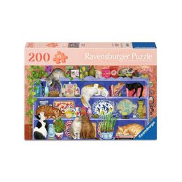 Ravensburger Puzzle 200 Teile Katzen im Regal 9-99 Jahre in bunt | Gr.: onesize