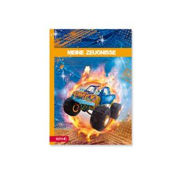Roth Zeugnismappe Monstertruck mit Folieneffekt in Bunt | Gr.: onesize