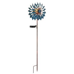 Globo lighting Solarleuchte "SOLARLEUCHTE METALL GOLDFARBEN PATINIERT, 1XLED" in gold | Gr.: onesize