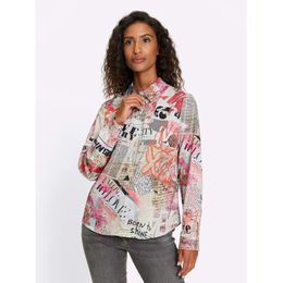 Heine Druckbluse in ecru-bedruckt | Gr.: 36