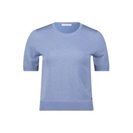BETTY & CO BETTY & CO Feinstrickpullover mit Lurexfaden in Blau | Gr.: 36