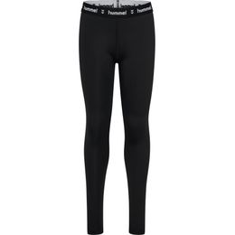 Hummel Leggings Hmljr Pulse M&auml;dchen in BLACK | Gr.: 146