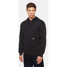 Dickies Hoodie "Midweight Full Zip Fleece Hoodie Regular" in Schwarz | Gr.: XL