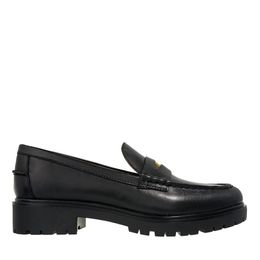 Lauren by Ralph Lauren Lauren Ralph Lauren Loafer - Marli-Flats-Loafer - Gr. 37,5 (EU) - in Schwarz - f&uuml;r Damen