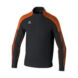 Erima Kinder Trainingsjacke in schwarz/orange | Gr.: 140