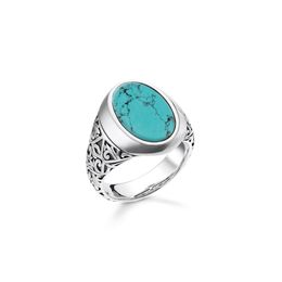 Thomas Sabo Ring T&uuml;rkis in silber, t&uuml;rkis | Gr.: 56