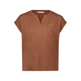 BETTY & CO BETTY & CO Casual-Shirt mit Perlen in Classic Nougat | Gr.: XXL