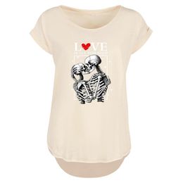 F4NT4STIC Long Cut T-Shirt Love is all you need in Whitesand | Gr.: XS