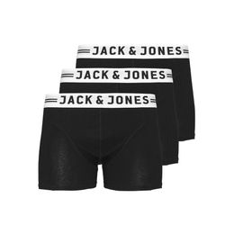 Jack & Jones JACK & JONES Junior Boxershorts 'SENSE' in schwarz | Gr.: 140