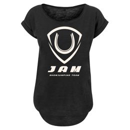 F4NT4STIC Long Cut T-Shirt JAM Showjumping in schwarz | Gr.: XS