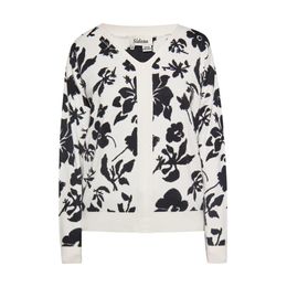 Sidona Damen Pullover in WOLLWEISS SCHWARZ | Gr.: XL