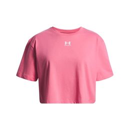 Under Armour Sportshirt "Rival T-Shirt" in Pink | Gr.: M