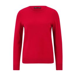 Betty Barclay Basic-Strickpullover mit Rundhalsausschnitt in Rot | Gr.: 40