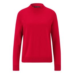 Betty Barclay Basic-Strickpullover mit Stehkragen in Rot | Gr.: 44