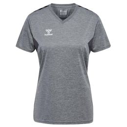 Hummel T-Shirt Hmlauthentic Damen in GREY MELANGE | Gr.: L