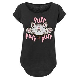 F4NT4STIC T-Shirt Big Bang Theory TV Serie Soft Kitty Purr in schwarz | Gr.: XL