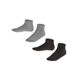Falke Socken 2er Pack in Schwarz/Grau | Gr.: 23-26