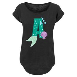 F4NT4STIC T-Shirt Disney Alphabet A Is For Arielle die Meerjungfrau in schwarz | Gr.: XXL