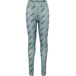 Hummel Leggings Hmlsilje Gymnastik Mädchen in ICEBERG GREEN | Gr.: 110