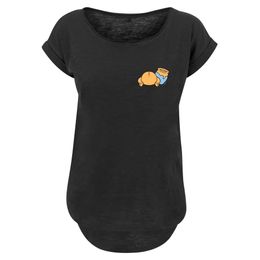 F4NT4STIC Long Cut T-Shirt Winnie Puuh in schwarz | Gr.: XS