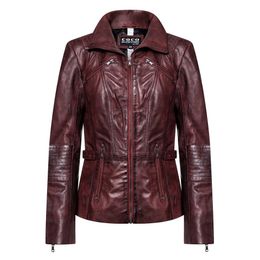 CBL Damen Lederjacke in rot | Gr.: 48