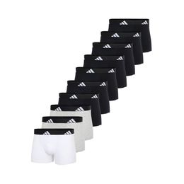 adidas Sportswear Retro Short / Pant Active Flex Cotton in Schwarz / wei&szlig; / grau | Gr.: XXL