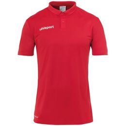 Uhlsport Polo "Essential Poly Polo Shirt" in Rot | Gr.: 140